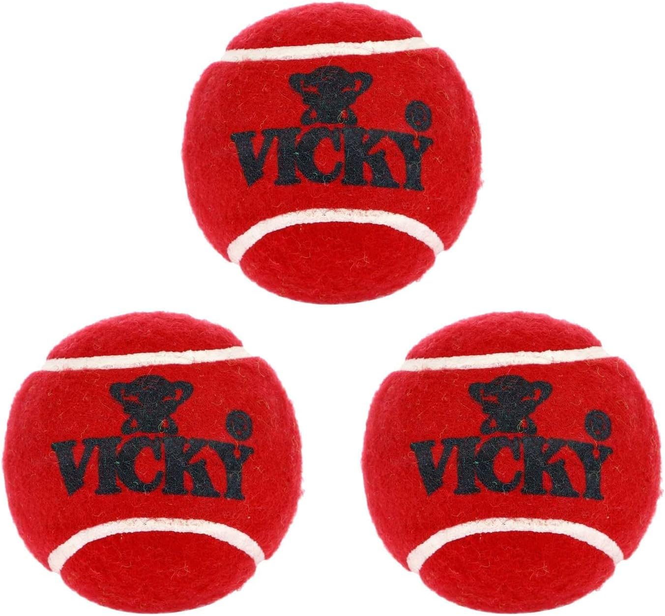Vicky Supreme Heavy Maroon Tennis/Cricket Ball Multipurposeful Design ...