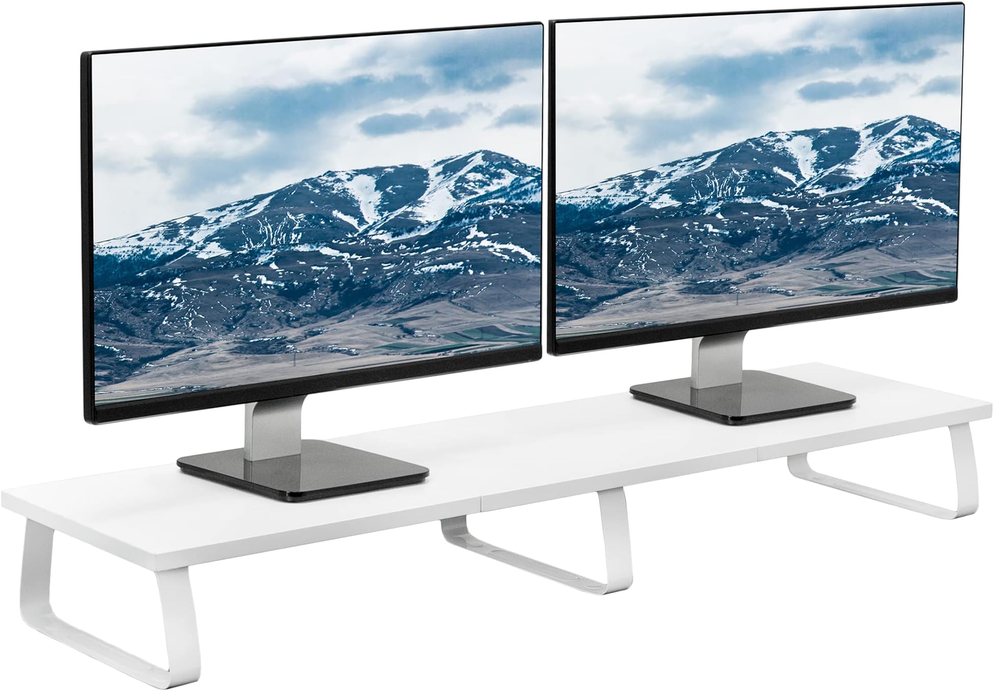 Amazon.com: VIVO 24 inch Monitor Stand, Wood & Steel Desktop Riser ...