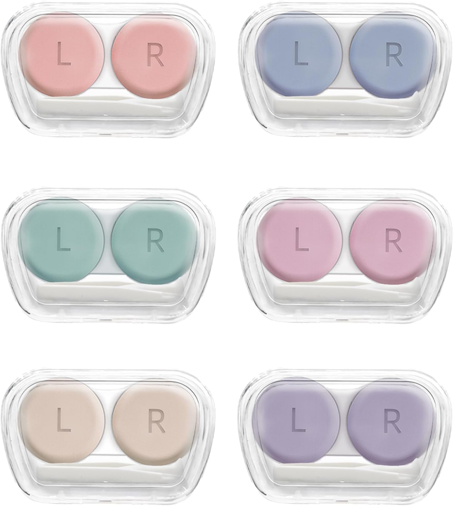 Amazon.com: Vastsoon Contact Lens Case, Pack of 6 Portable Contact ...
