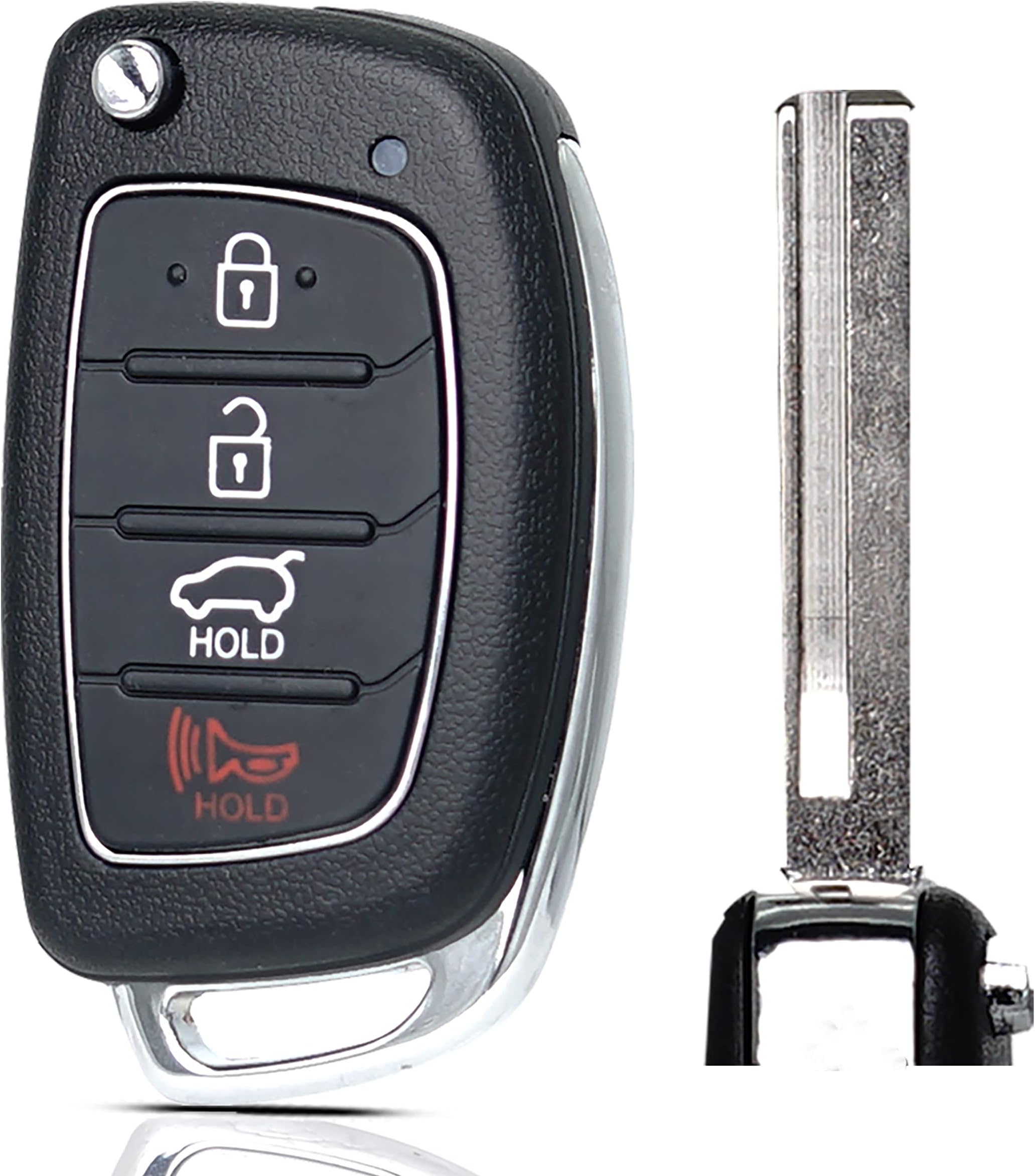Amazon.com: SUPALAND Key Fob Keyless Entry Fits for Hyundai Santa Fe ...