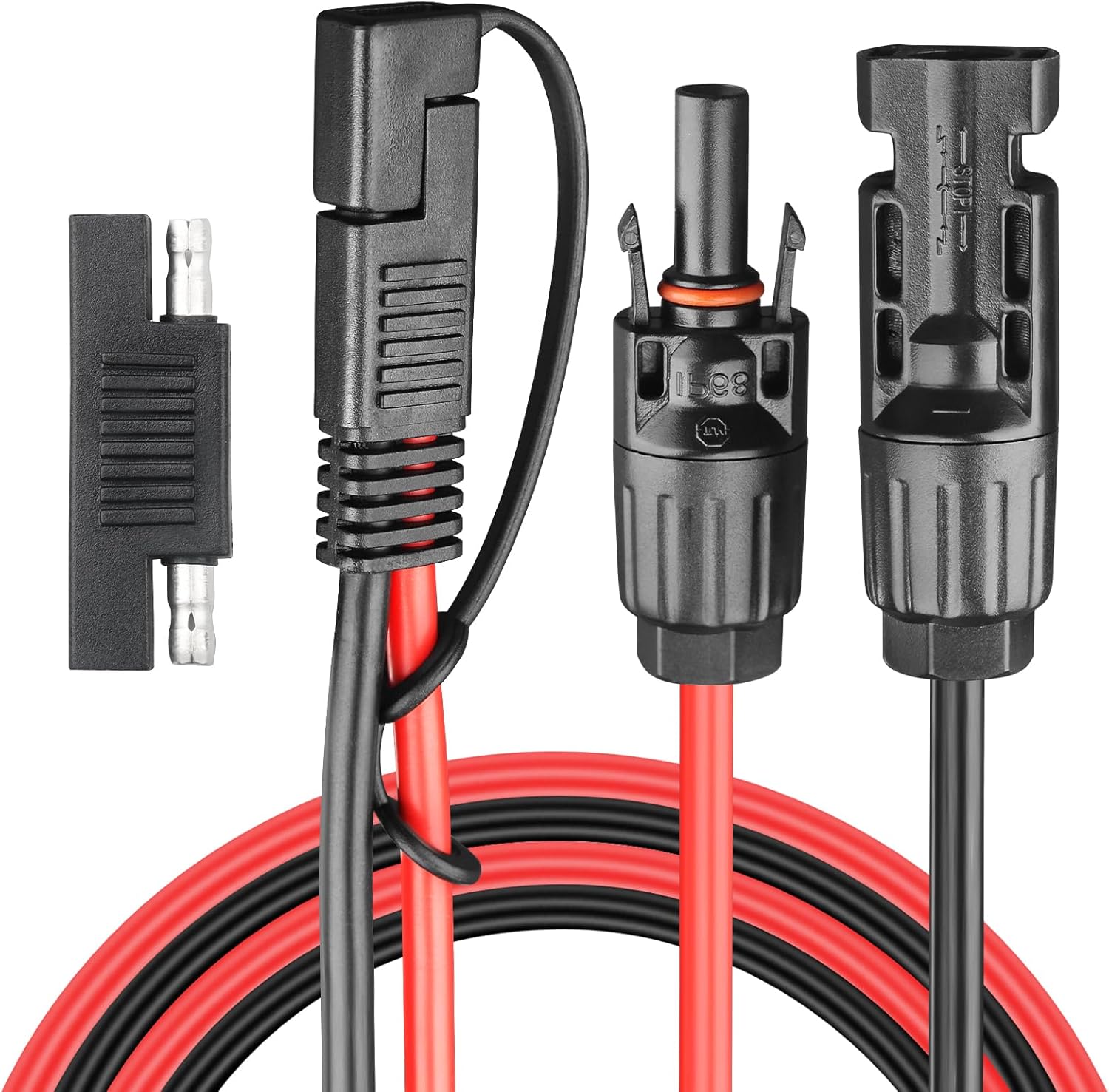 Amazon.com: LeTaoXing 10AWG SAE Solar Panel Adapter Cable, 6FT, Female ...