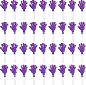 Amazon.com: ZCYSRLQIN 36 Pcs Hand Clappers 7.5 Inch Plastic Clappers ...