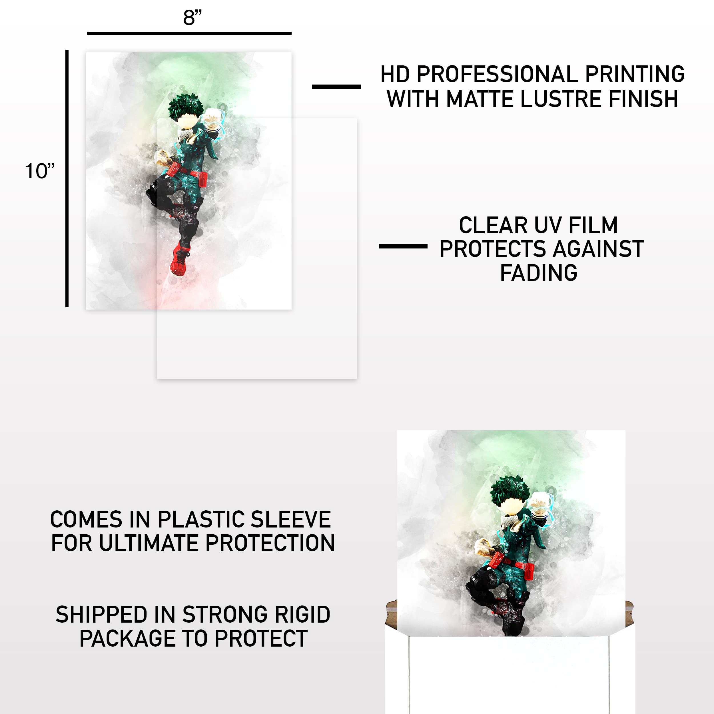 Anime MHA Poster Wall Art - Anime Posters Academia Poster Decor For ...