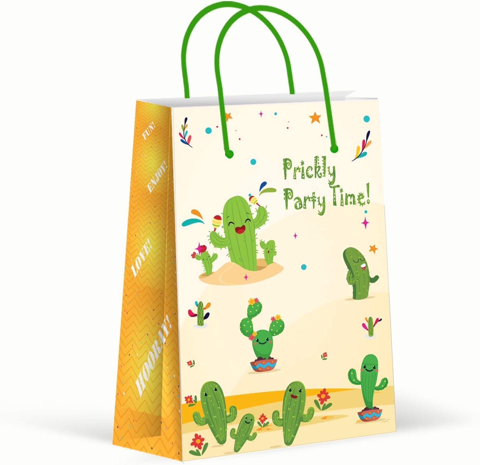 Amazon.com: 24 Pcs Cactus Party Favor Bag Cactus Goodie Bags Floral ...