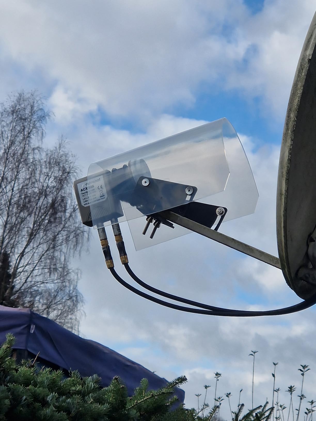 Premium X LNB Wetterschutz-Haube für 1x SAT TV LNB-Haube schützt vor ...