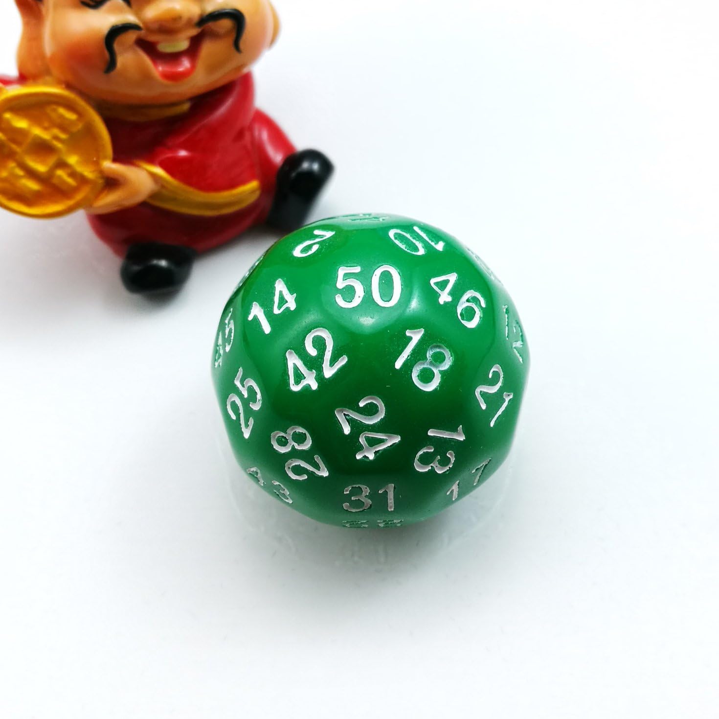 Amazon.com: Bescon Fifty-Sided Die, 50 Sided Cube, 50 Sides Dice, 50 ...