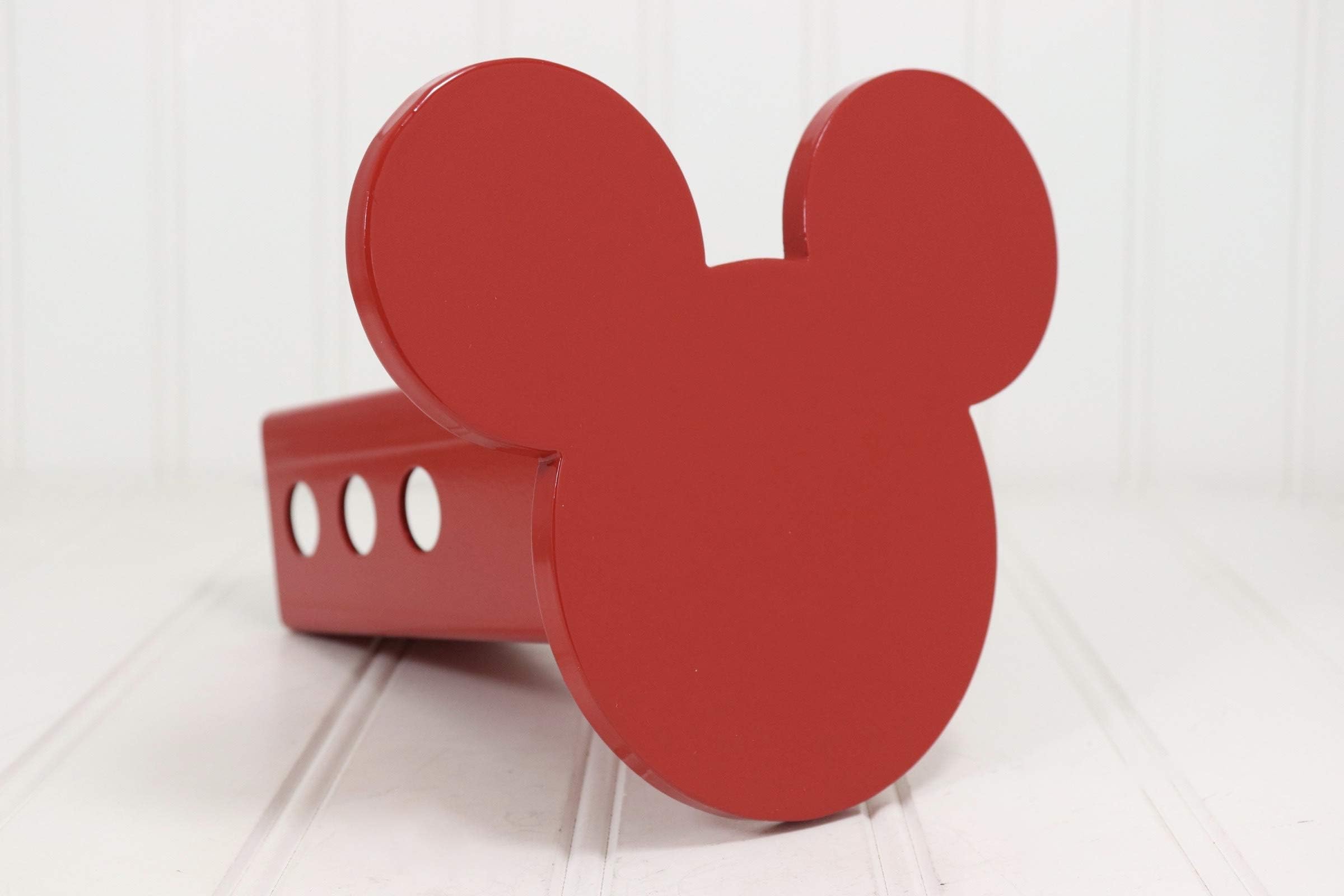 Amazon.com: Mickey Mouse Cookie Plastic Trailer Hitch Cover, Fits 2 ...