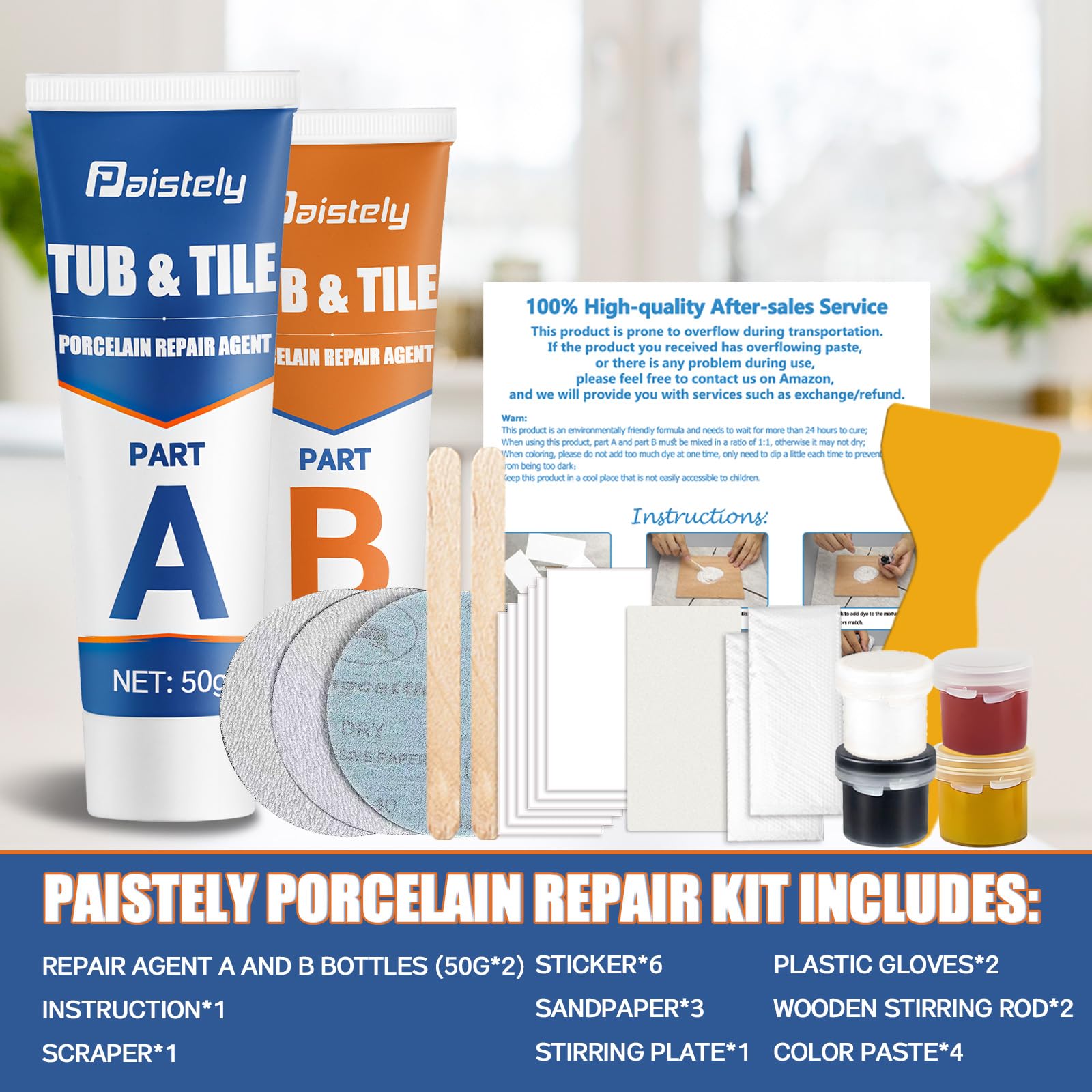 Snapklik.com : Porcelain Repair Kit, White Tile Repair Kits, Bathtub ...