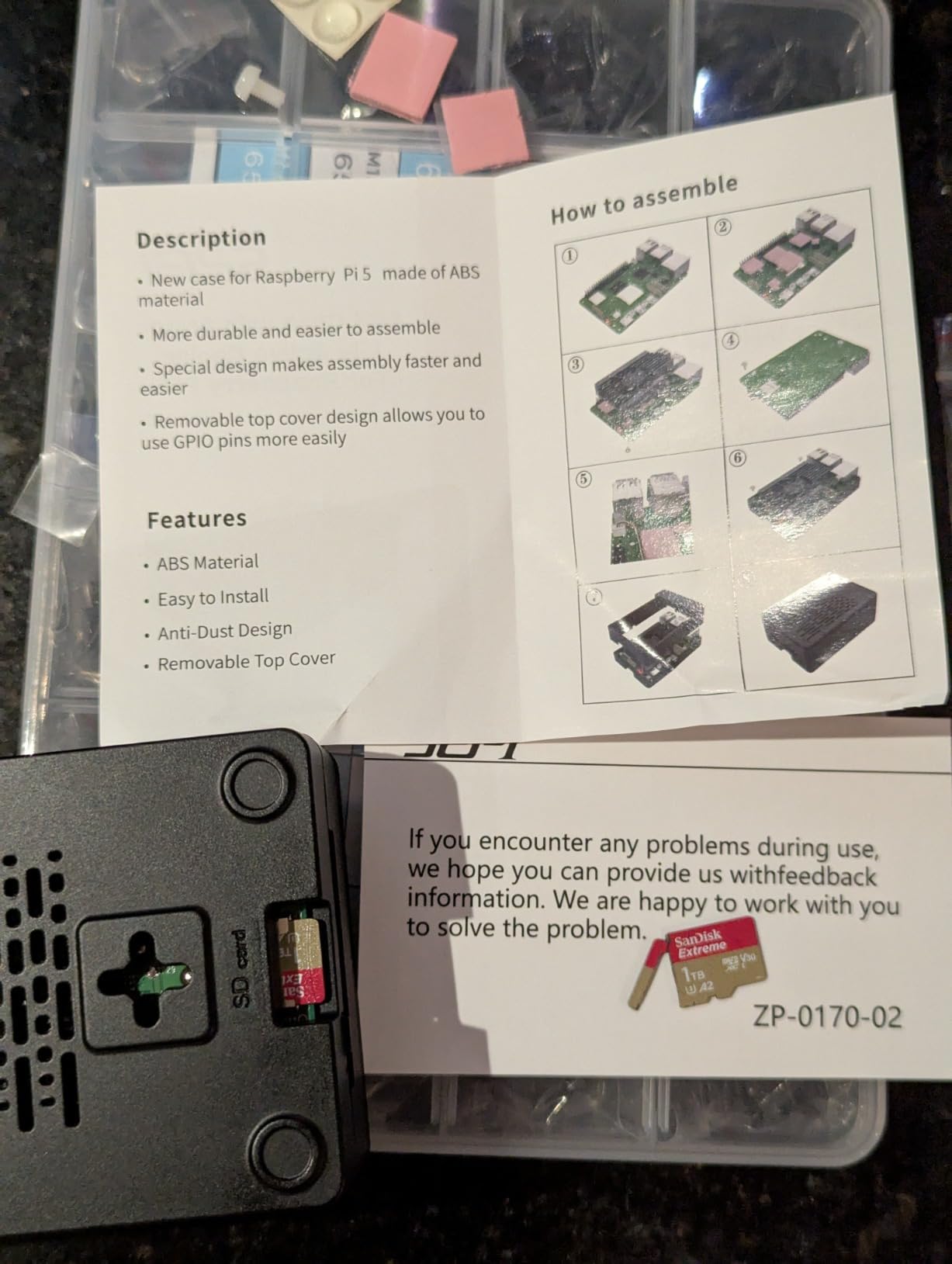 GeeekPi Case for Raspberry Pi 5 with Armor Lite V5 Adjustable Speed ...