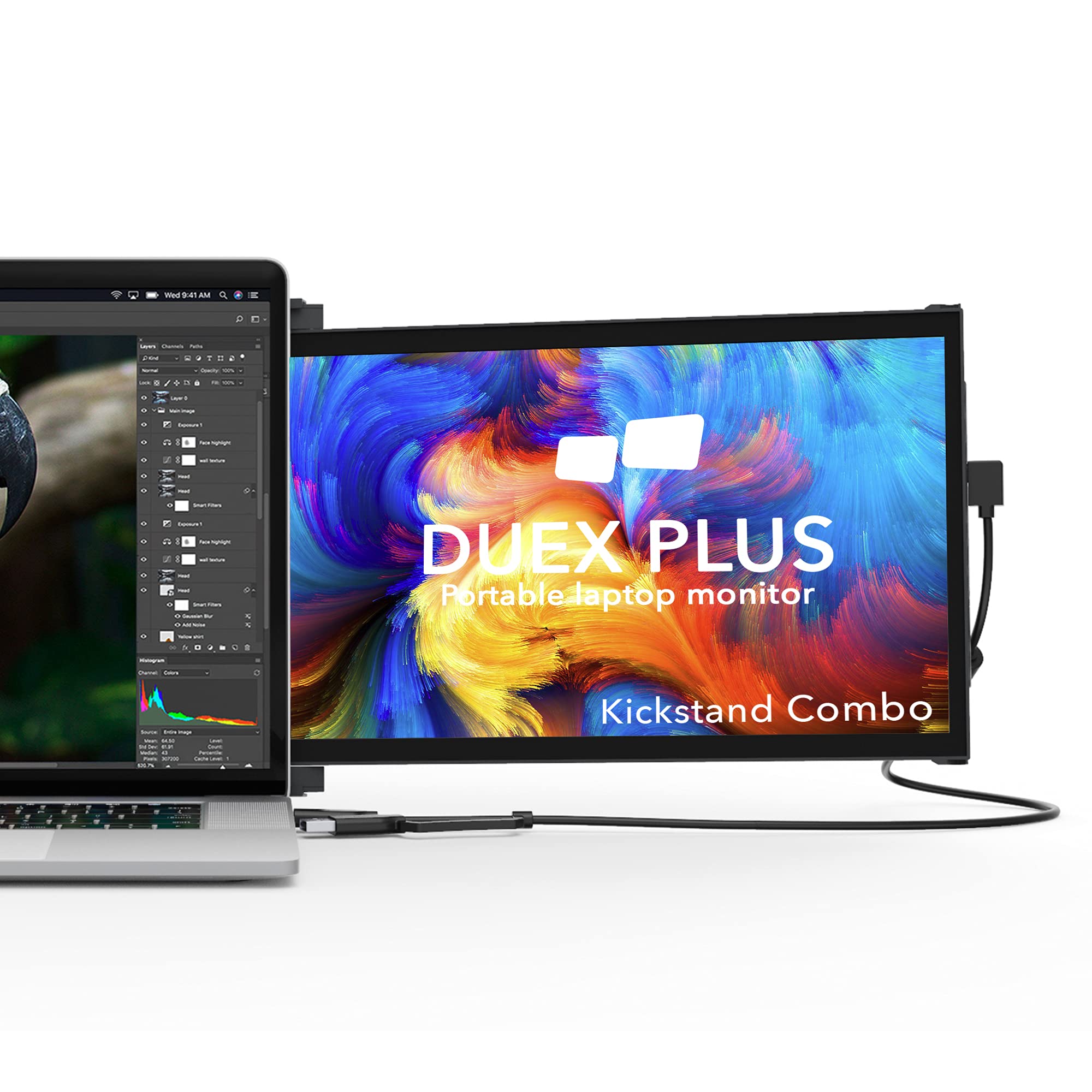 Buy New Mobile Pixels Duex Plus Portable Monitor, 13.3" Full HD IPS ...