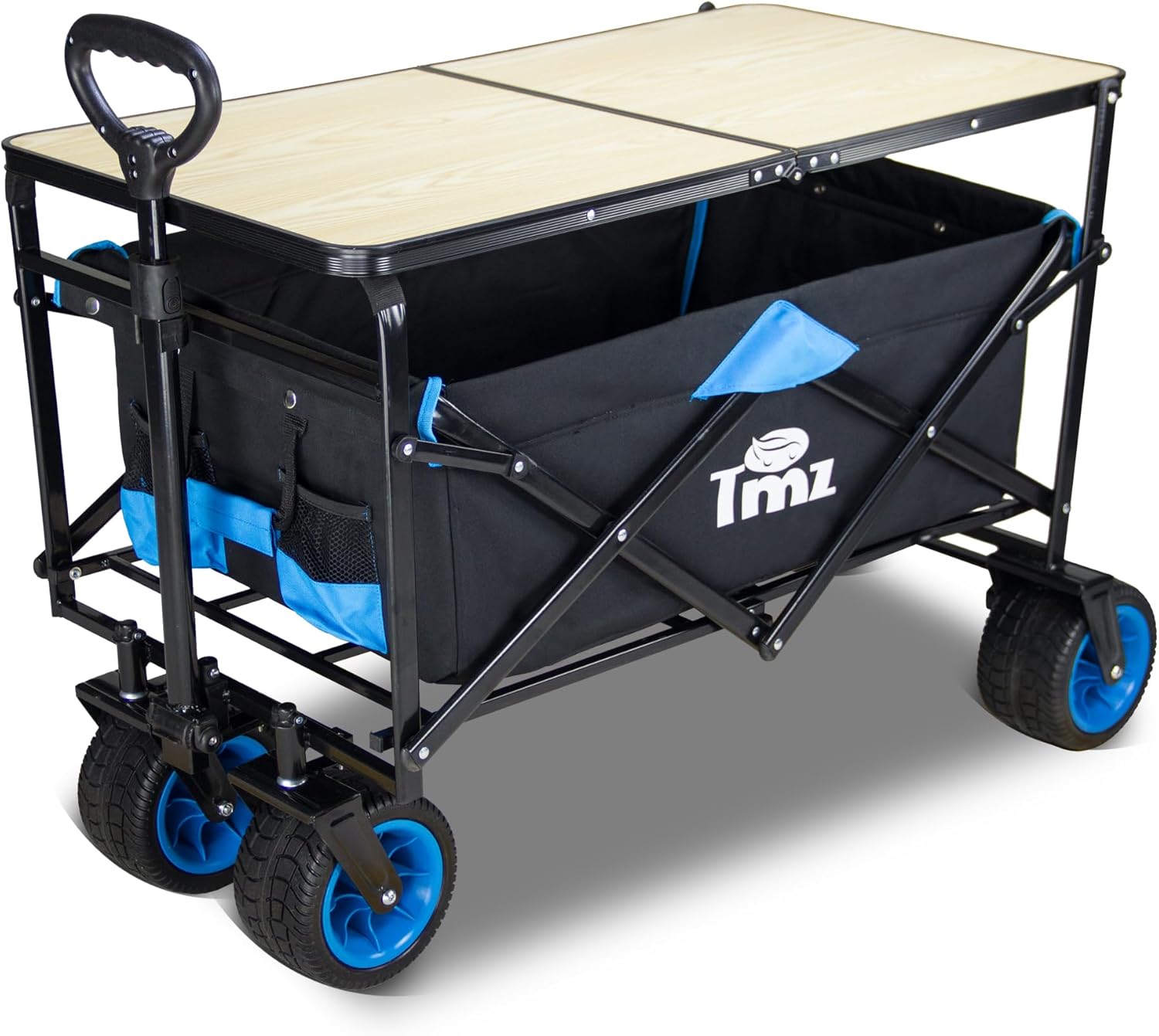 Amazon.com : TMZ All Terrain Utility Folding Wagon with Foldable ...