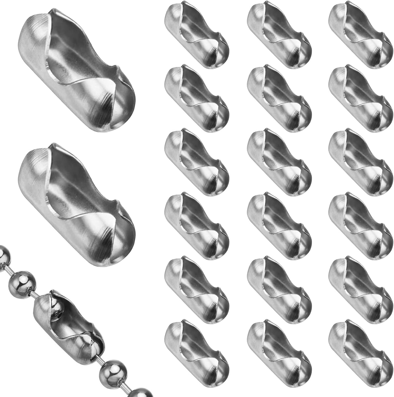 20 Pcs Roller Blind Cord Connector Clips, Stainless Steel Roller Blind ...