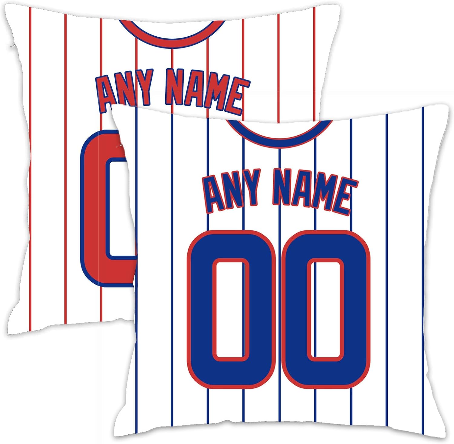 Amazon.com: Custom Baseball Throw Pillow Covers (2Packs) Personalized ...