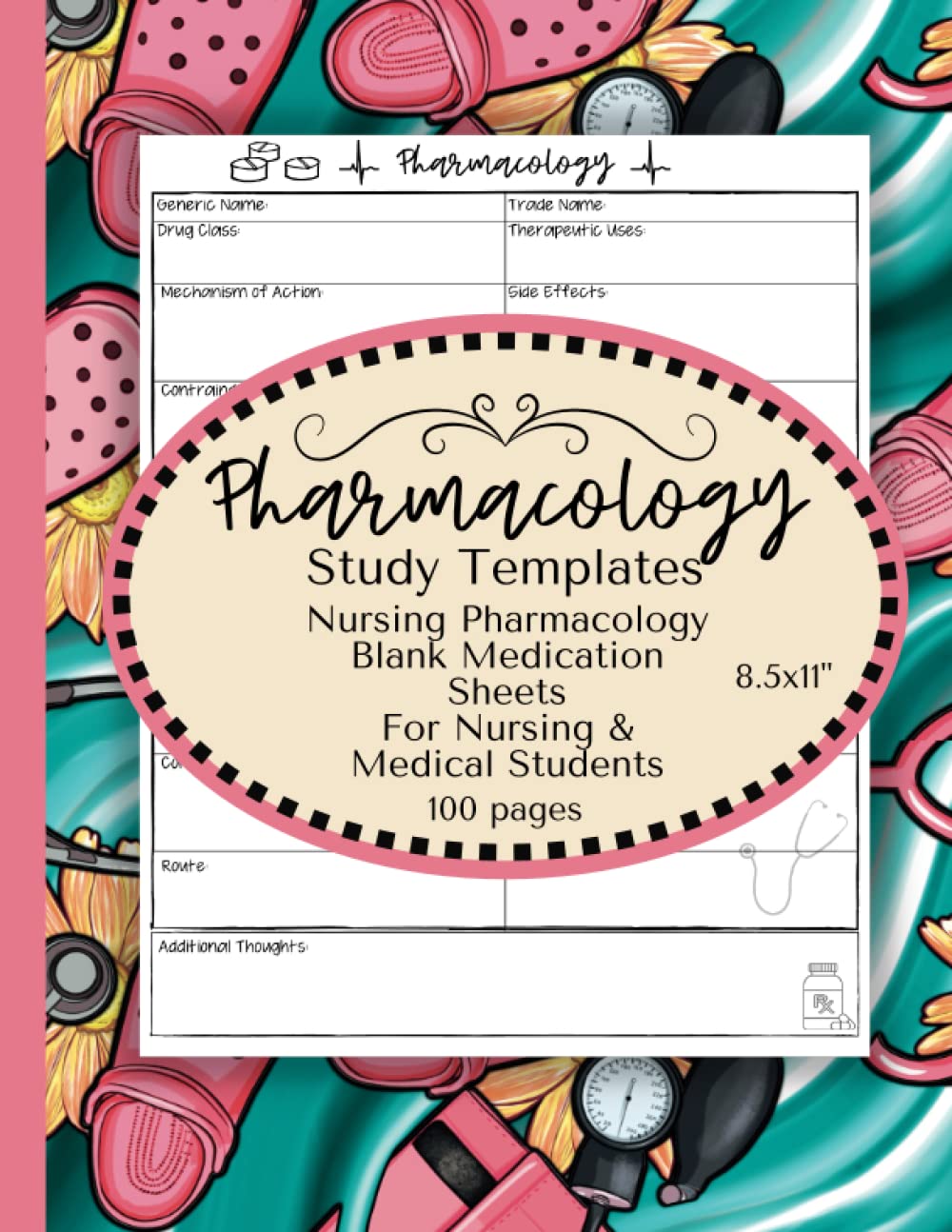 Pharmacology Study Templates: Pharmacology Blank Medication Sheets For ...