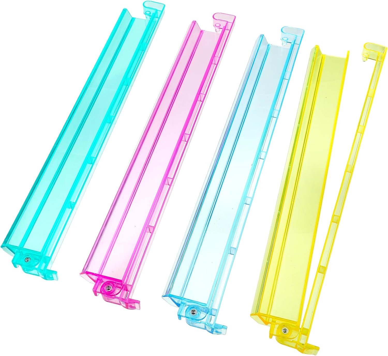 Amazon.com: Glimin 4 Sets All in One Mahjong Racks with Pushers, Clear ...