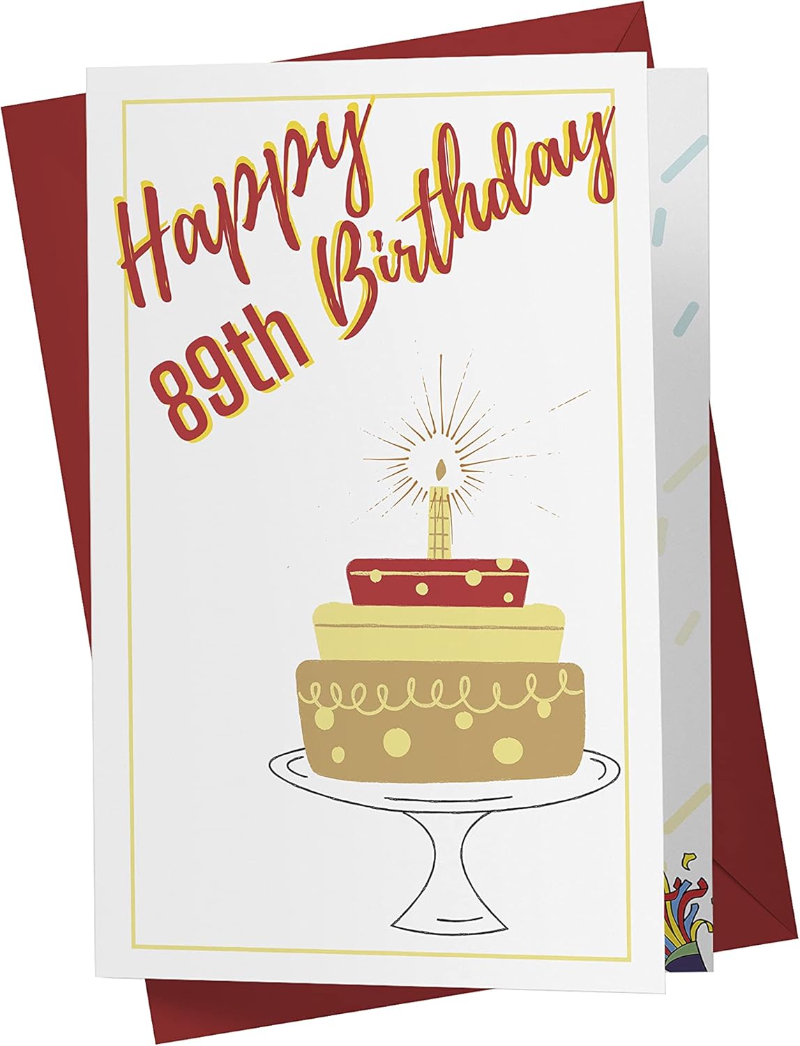 Amazon.com : Gorgeous 89th Birthday Card – Beautiful 89 Years Old ...
