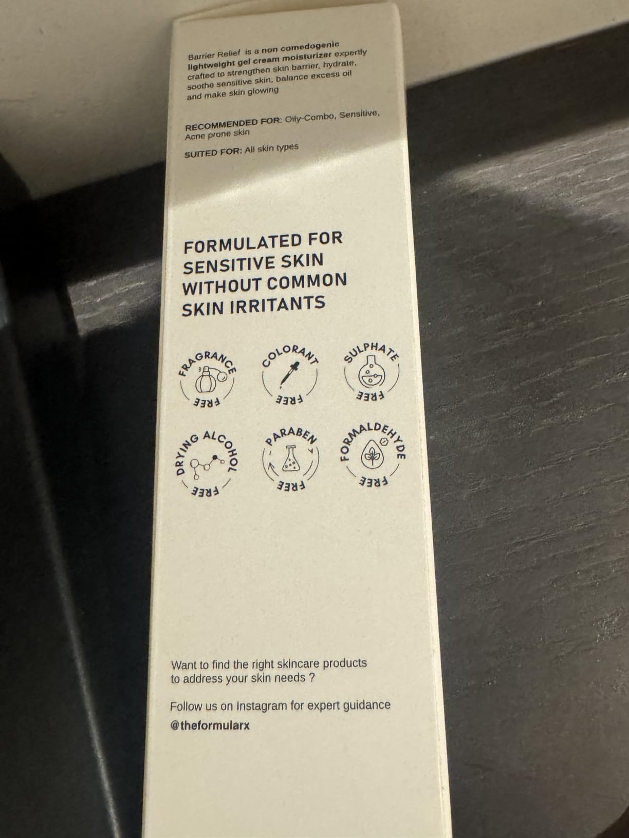 The Formularx Barrier Relief Ceramide Lightweight Moisturizer With ...