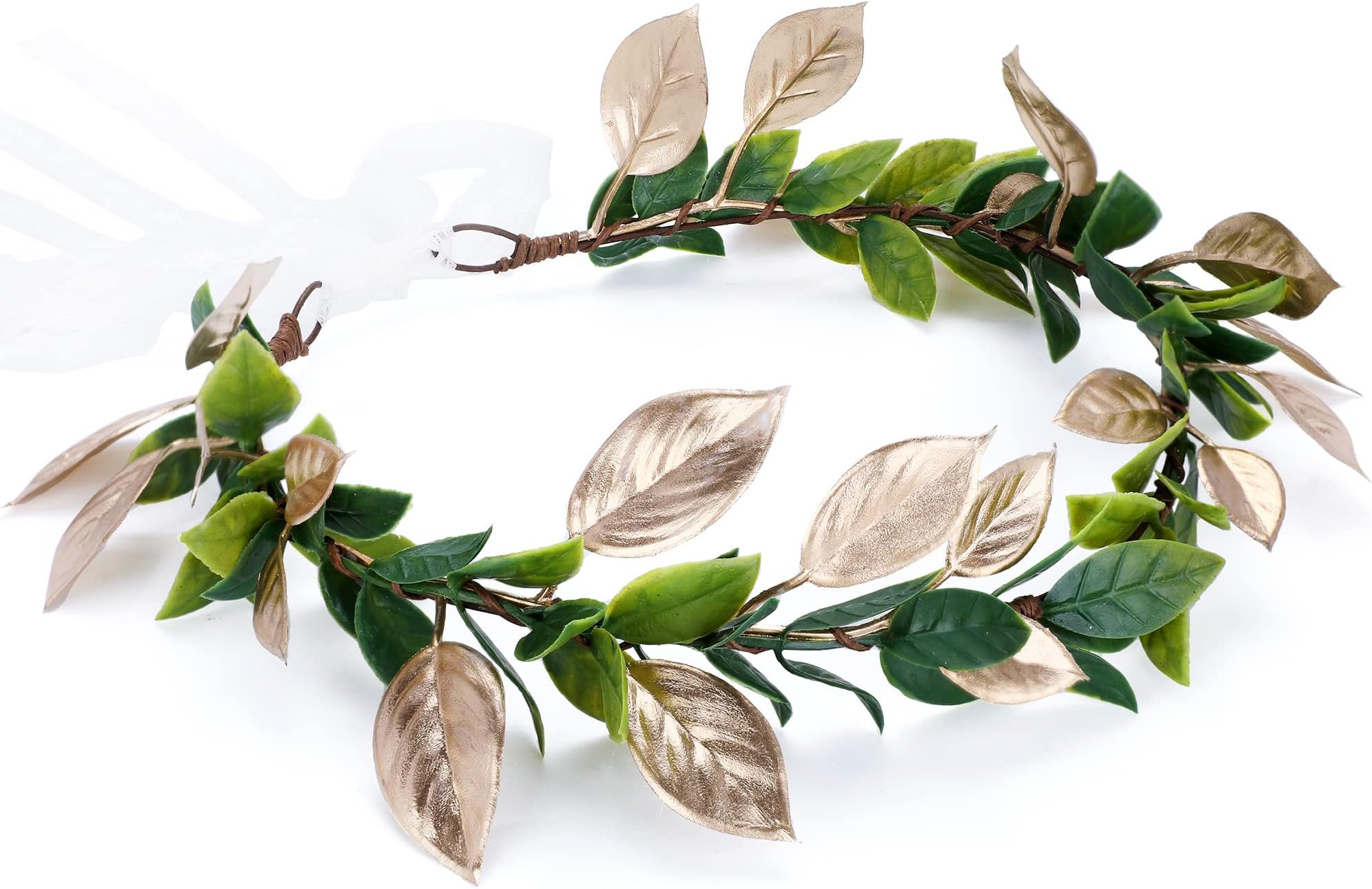 Amazon.com: KUOIN Medieval Leaf Headband for Women, Woodland Fairy Faux ...