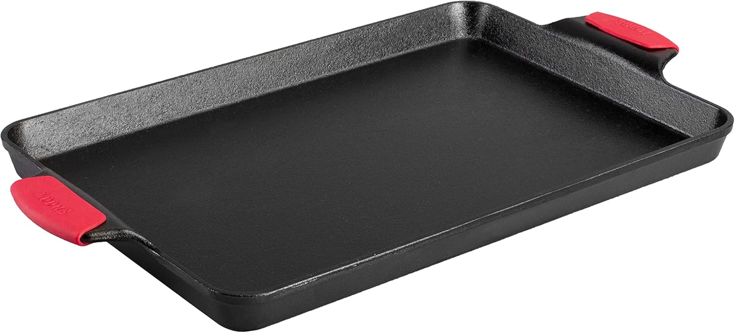 Amazon.com: Lodge 15.5"x10.5" Cast Iron Baking Pan: Home & Kitchen