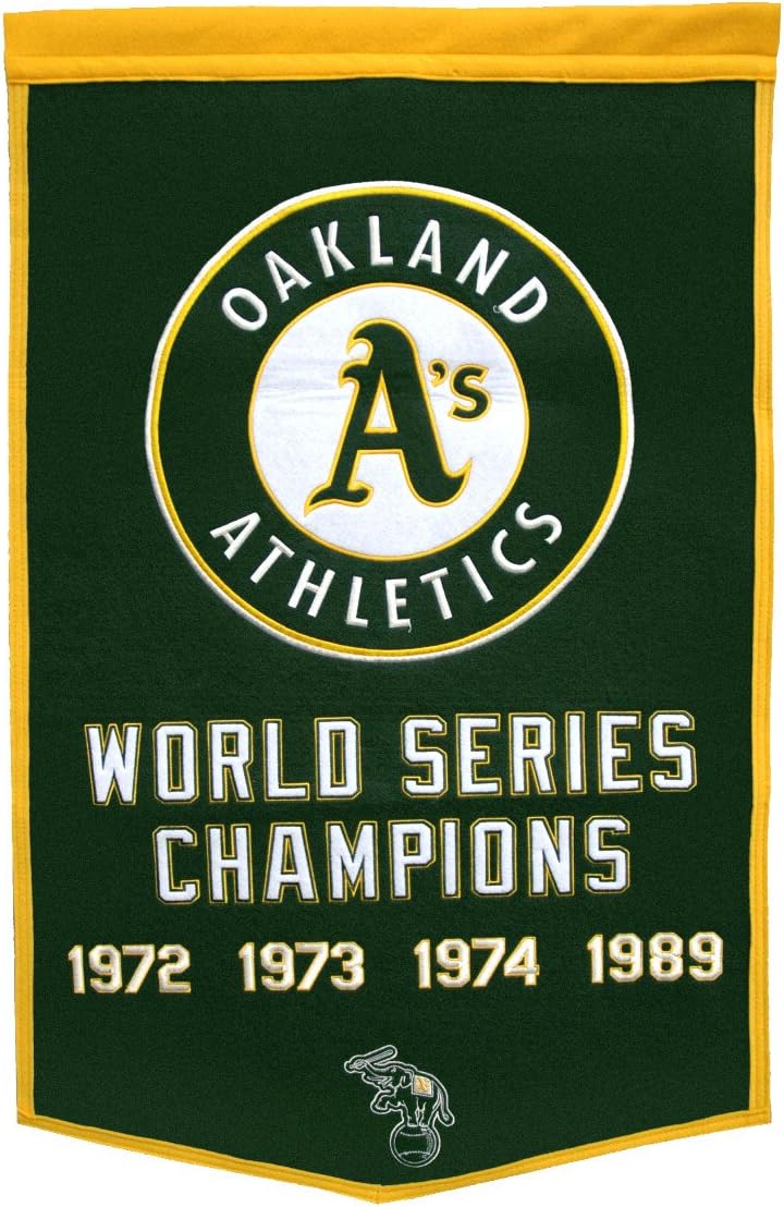 Amazon.com : Winning Streak 139670 Oakland Athletics MLB Dynasty Banner ...