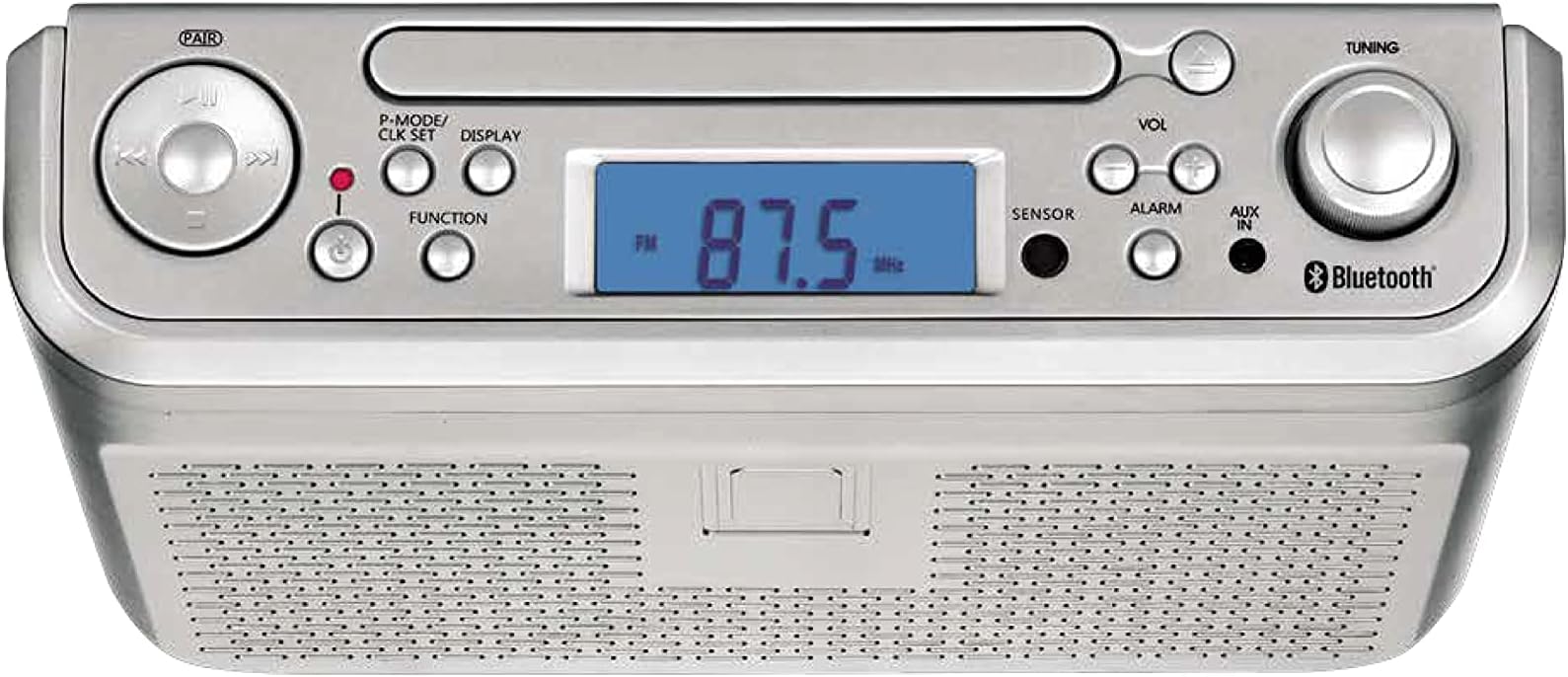 PROSCAN PKCR2713 Under Counter CD Player with Clock Radio and Bluetooth ...