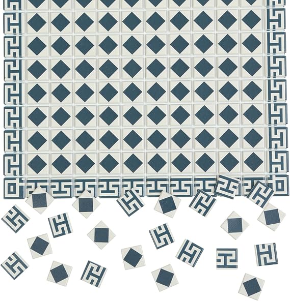 Amazon.com: 150 pcs, Dollhouse Flooring, 1:12 Scale Doll House Tiles ...
