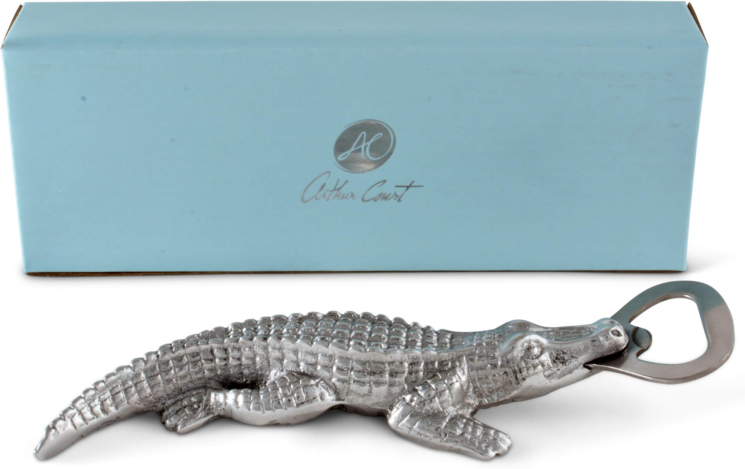 Amazon.com: Vagabond House Pewter Alligator Gator Beer Bottle Opener 7 ...