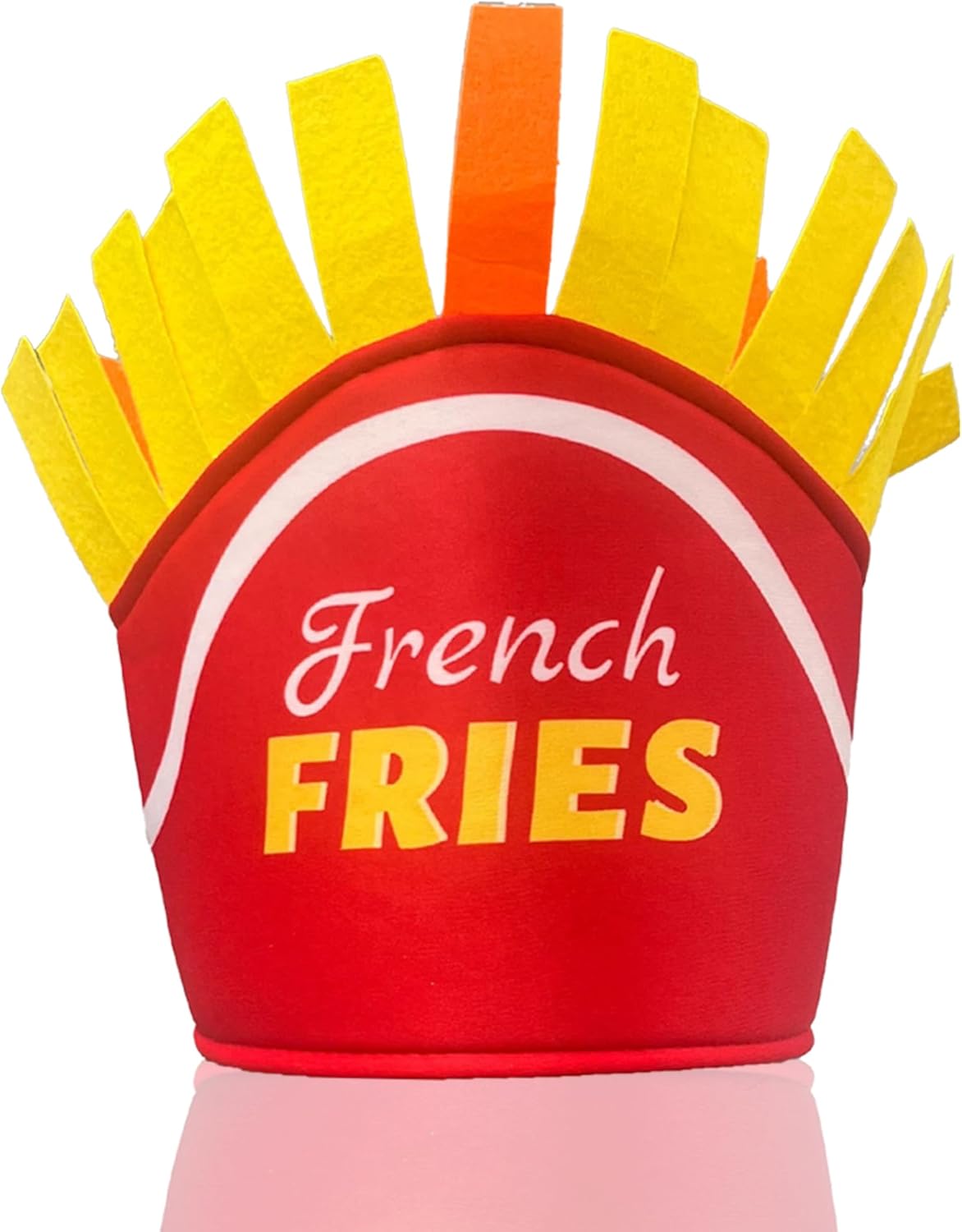 Amazon.com: Vaulted Skulls & Co French Fry Hat | Fast Food Costume Hat ...