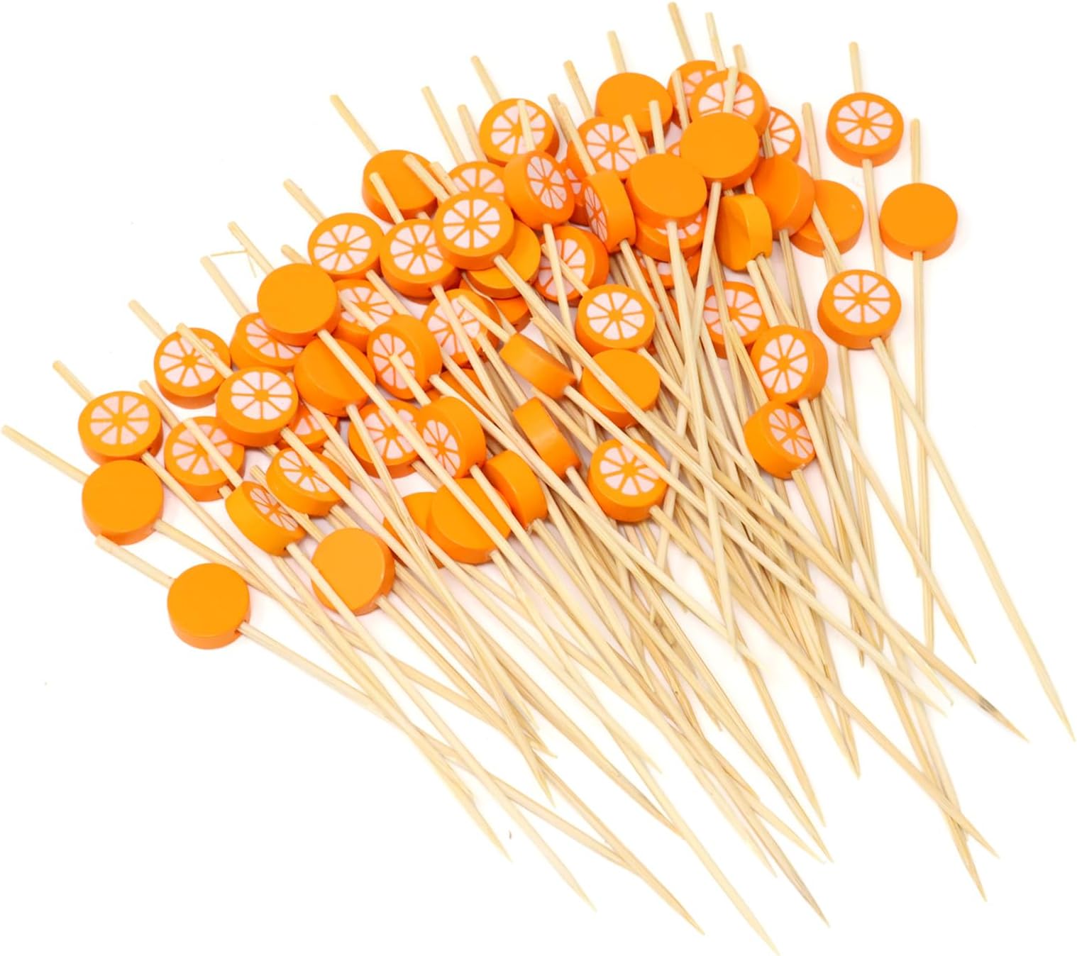 Amazon.com | Honbay 100PCS Skull Head Bamboo Cocktail Picks Fruit Food ...