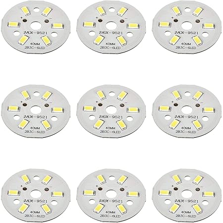 uxcell 300mA 3W LED Chip Bulb Surface Mounted Devices Light Beads Warm ...