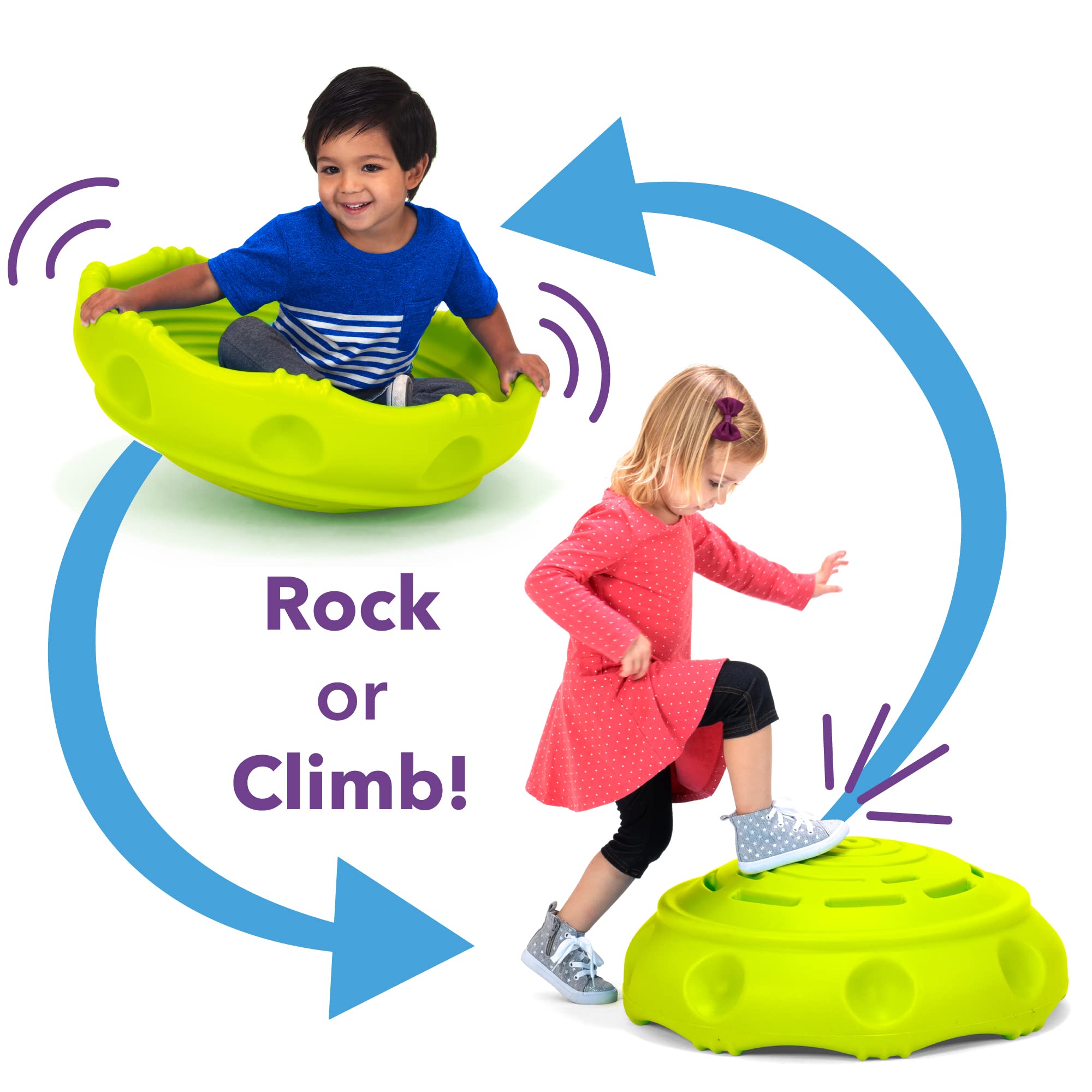 Snapklik.com : Simplay3 Two Sided Rock Around Wobble Disk And Climbing ...