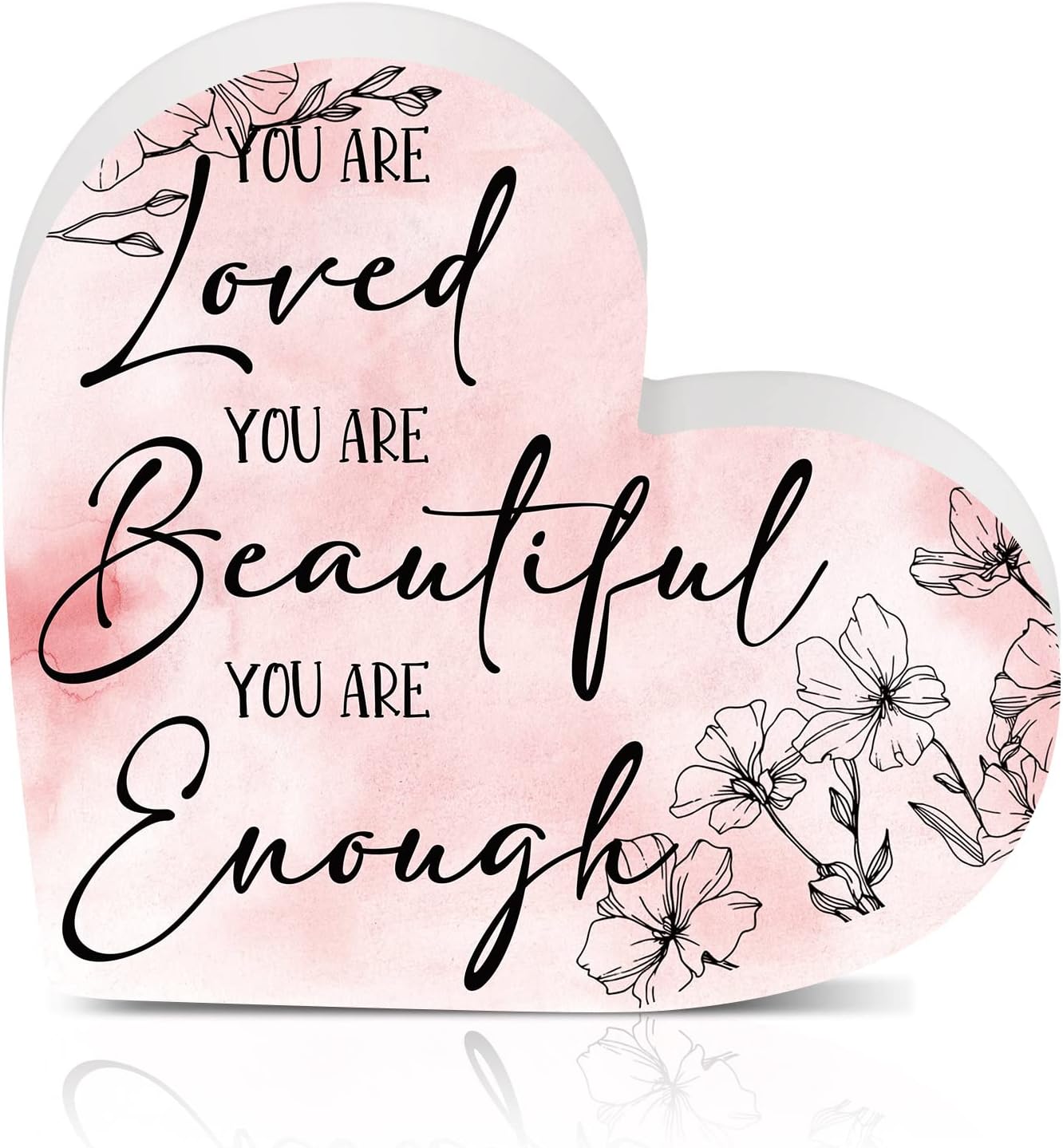 Amazon.com: 4 Pieces Inspirational Quotes Desk Decor Christian Home ...