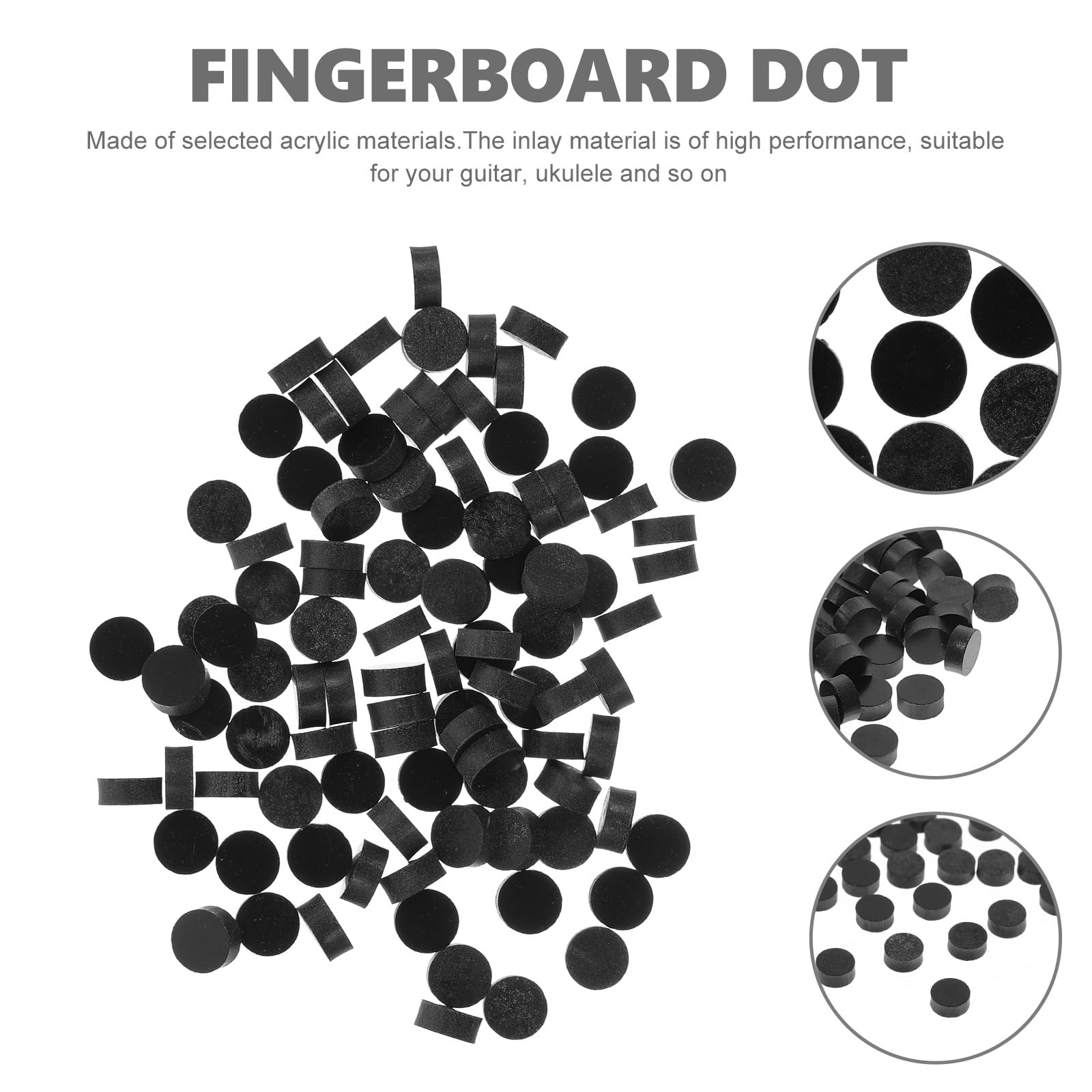 Snapklik.com : 100pcs Acrylic Inlay Dots Fingerboard Inlay Blocks Inlay ...