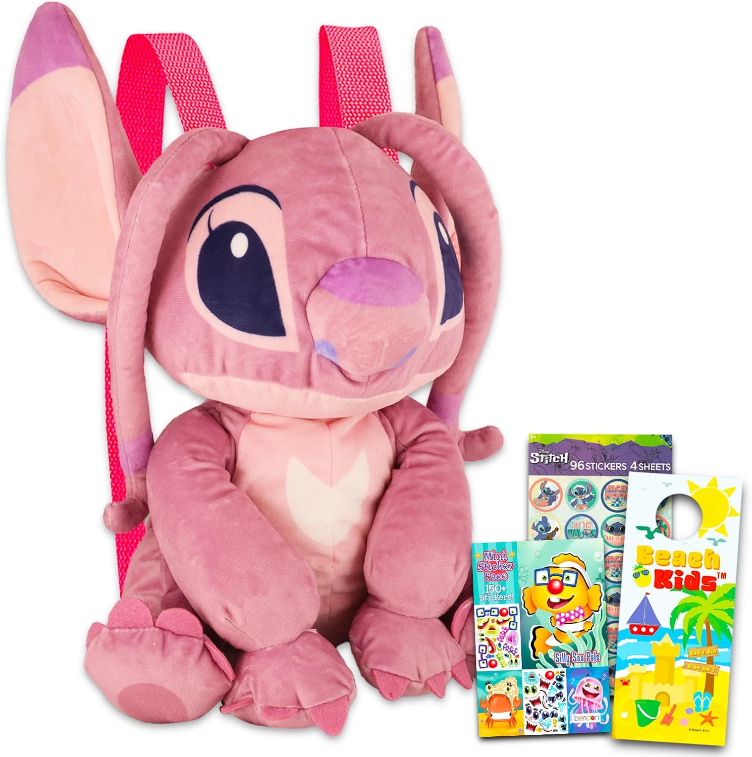 Amazon.com: Disney Lilo & Stitch Angel Plush Bag Set for Kids - 16 ...