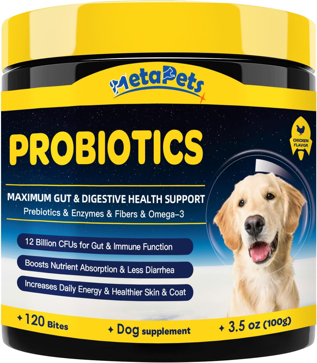 Amazon.com : Wild Belly TrueCanine Dog Gut Health Probiotics, 8.75 ...