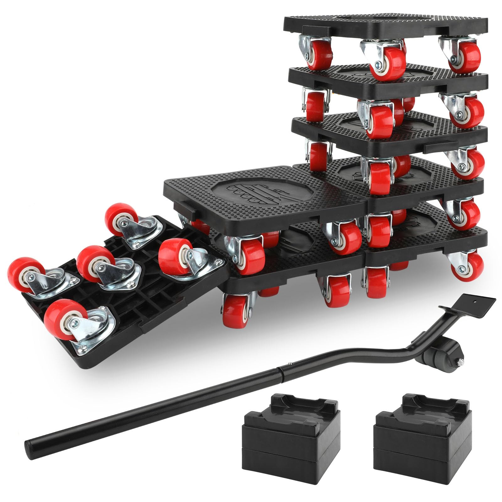 Insdawn Furniture Dolly with 5 Wheels & Furniture Lifter Set,Furniture ...