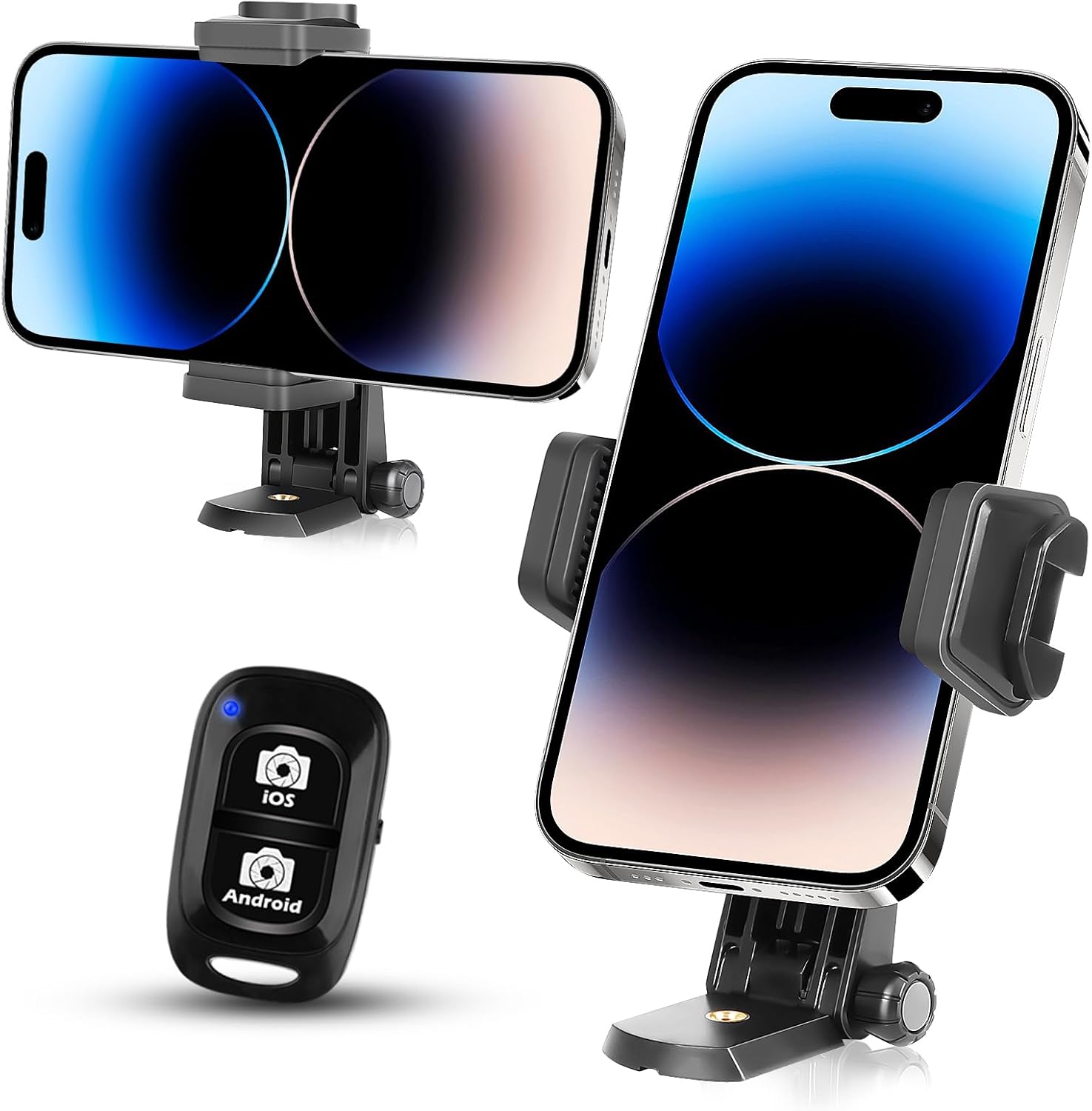 Amazon.com: UBeesize Cell Phone Tripod Mount with Wireless Remote ...