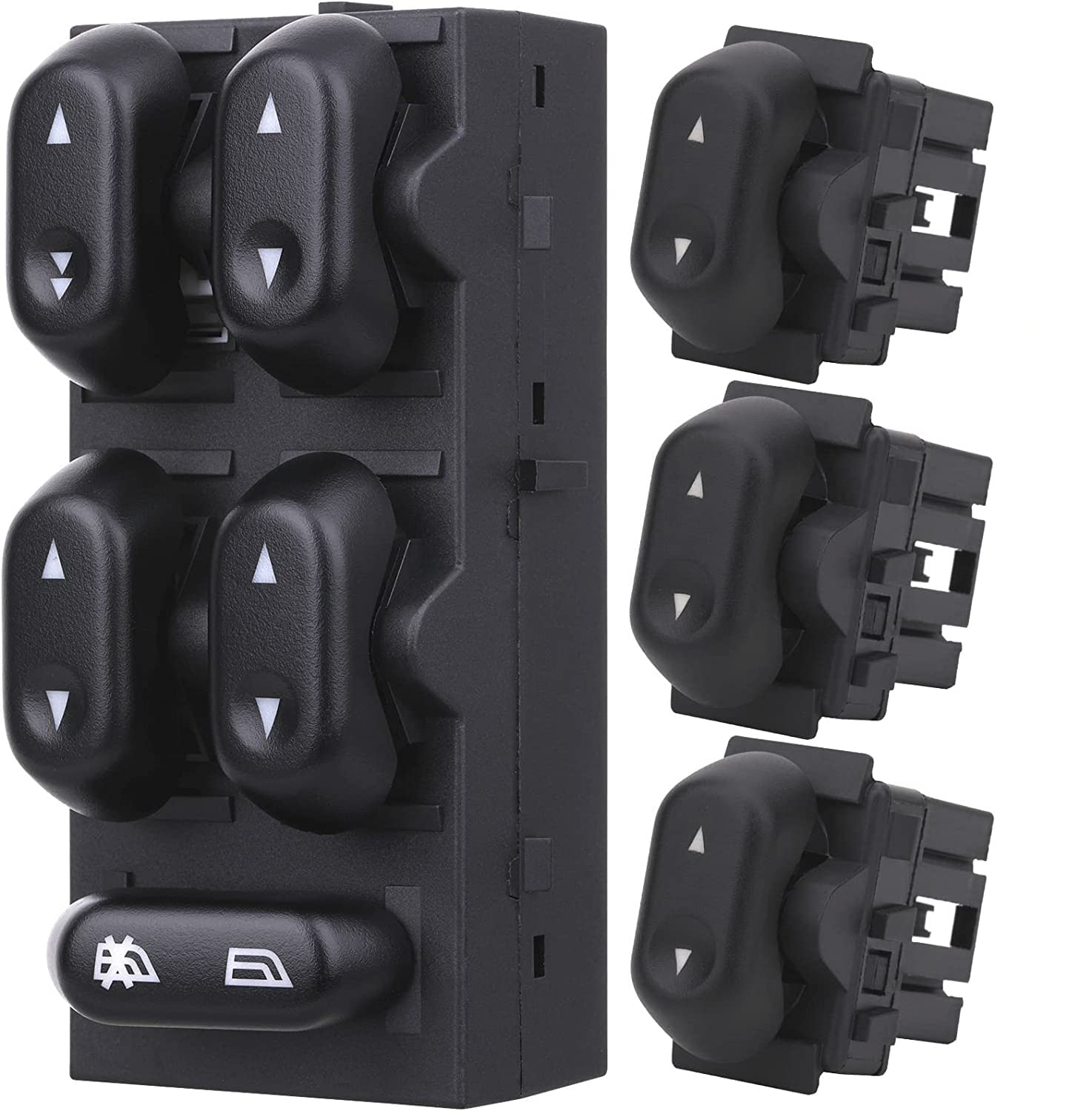 Amazon.com: AiYiGu Driver Side Switch & 3 Passenger Window Switches ...