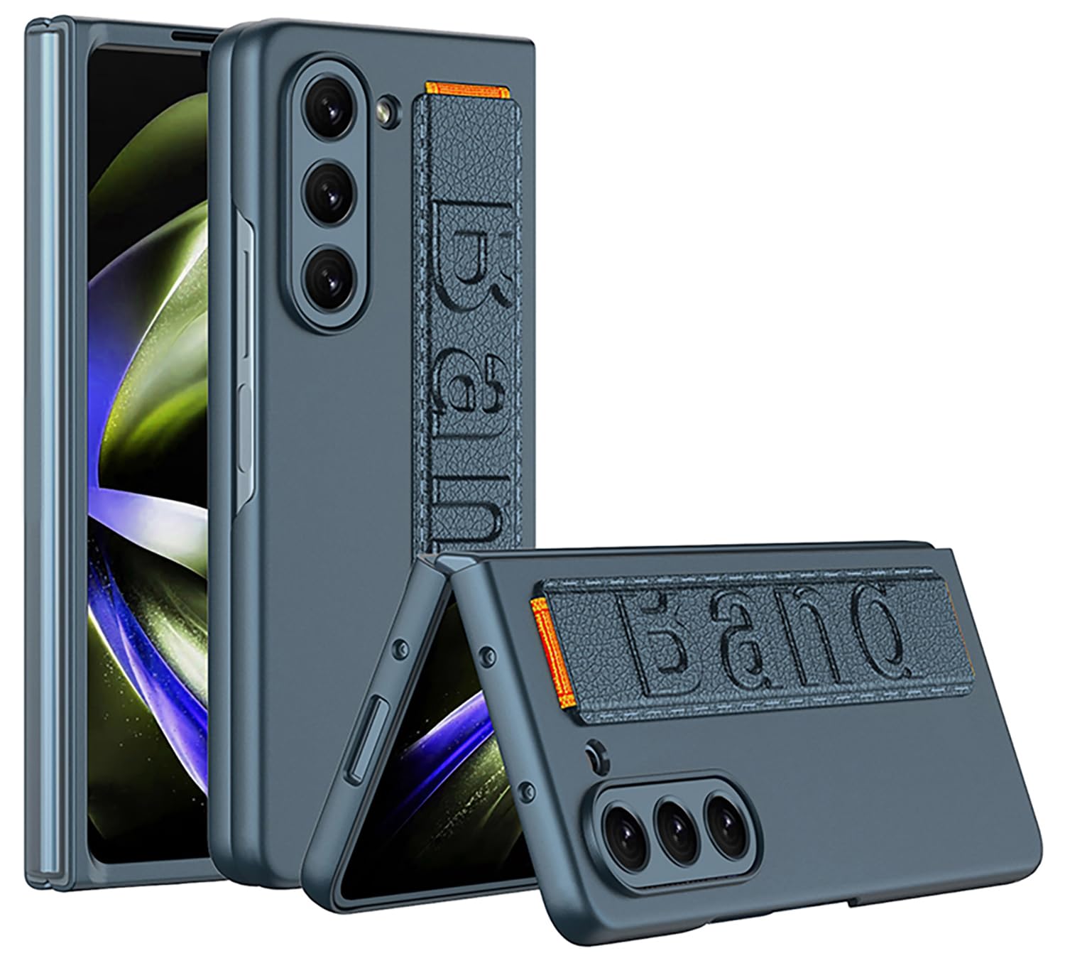 Kapa Shockproof Protective Band Back Cover for Z Fold 5 | Wrist Strap ...