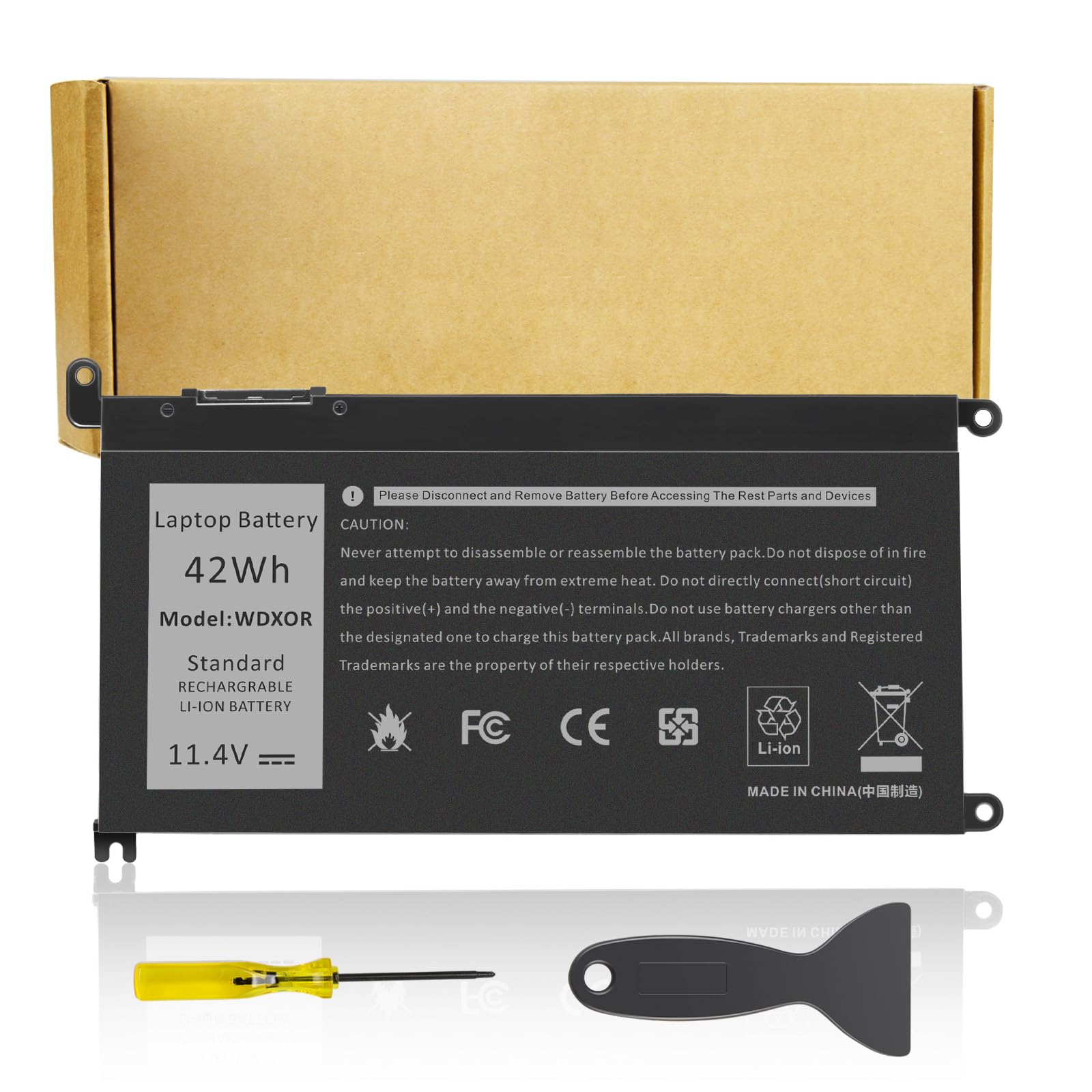 Amazon.com: WDXOR Laptop Battery for dell Inspiron 13 15 5000 7000 ...