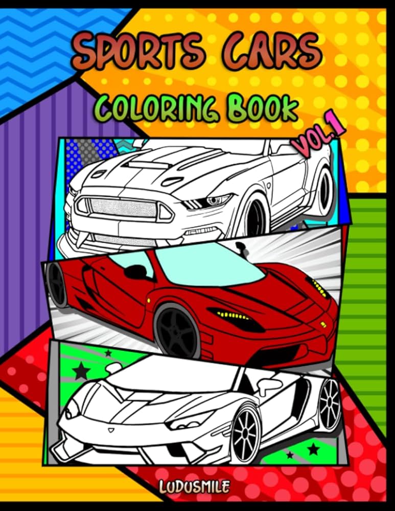 coloring pages of awesome cars