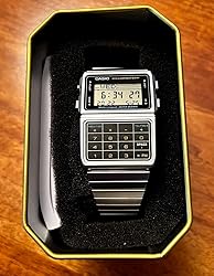 Amazon.com: Casio Men's Silver Tone 25 Memory Calculator Databank Watch ...