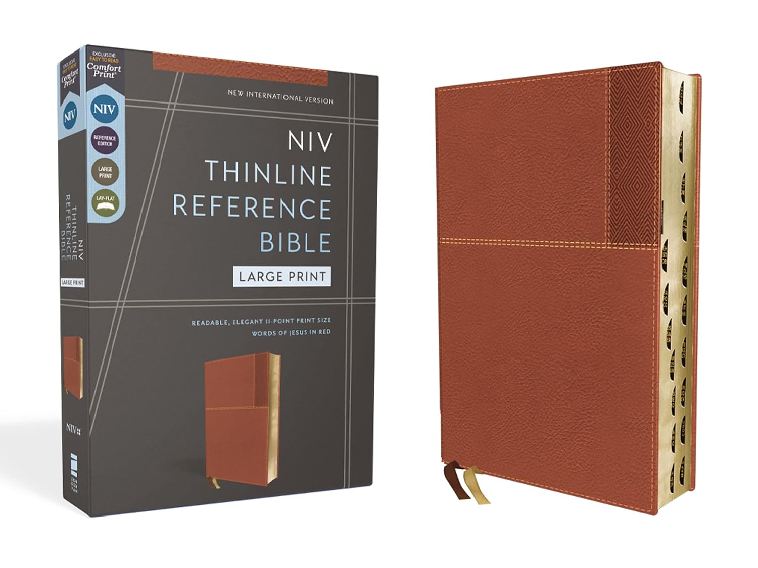 NIV, Thinline Reference Bible (Deep Study at a Portable Size), Large ...