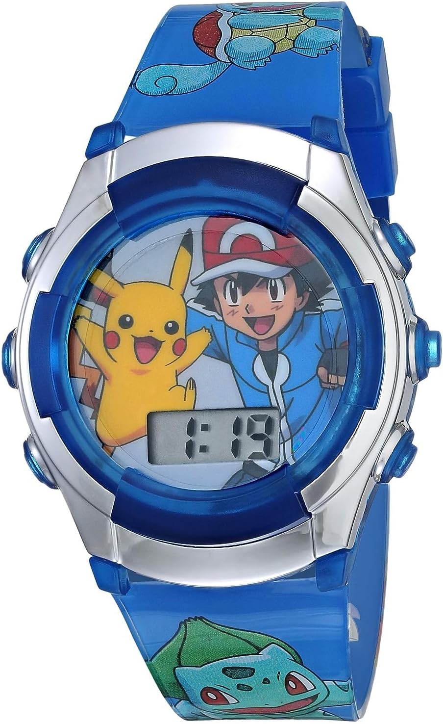 Accutime Pokemon - Reloj digital de cuarzo LCD para niños, niñas y ...
