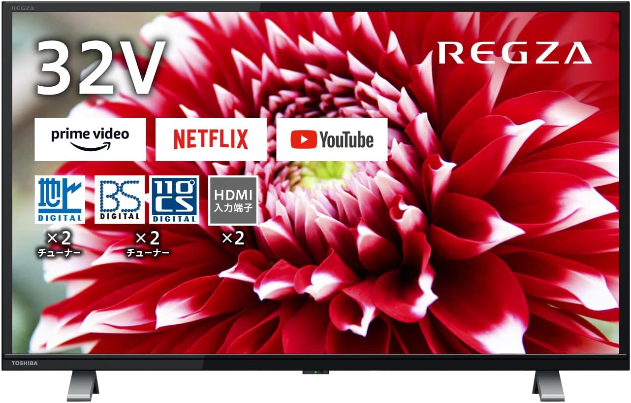 Amazon.co.jp: REGZA 32インチ Airplay ネット動画対応 ハイビジョン V35Nシリーズ 液晶 32V35N 2024年モデル : 家電＆カメラ