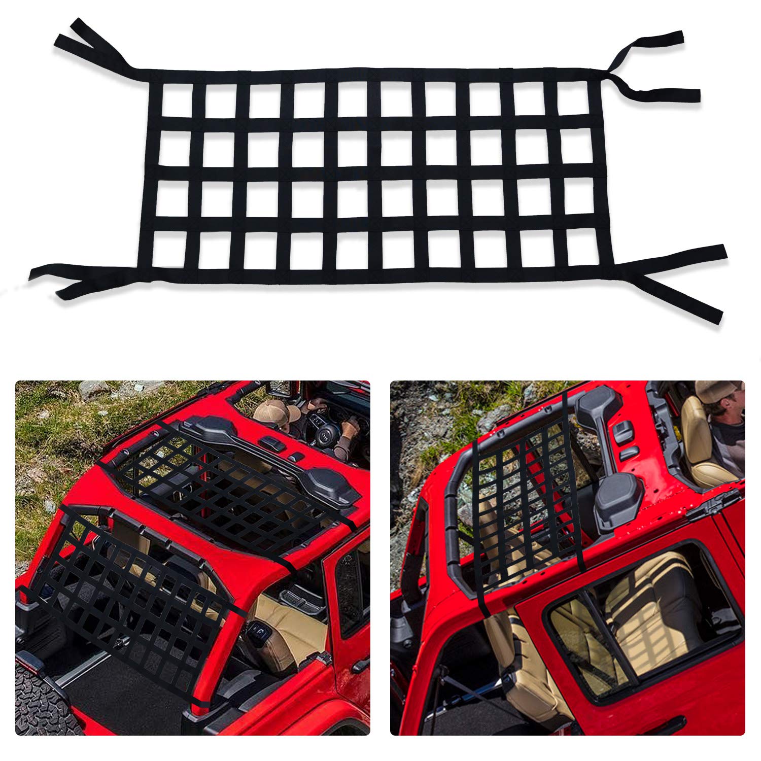 Snapklik.com : ONE250 Cargo Mesh Heavy Duty Net, Roof Top Hammock Or ...