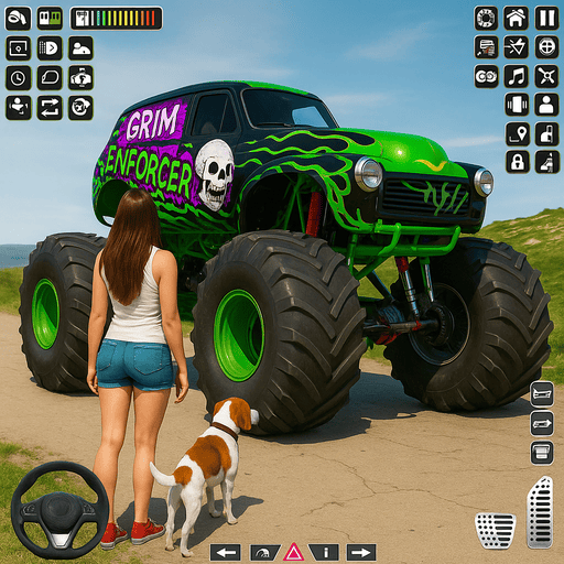 Monster Truck Demolition Derby Games: Mega Ramp Car Crash Derby Stunts ...