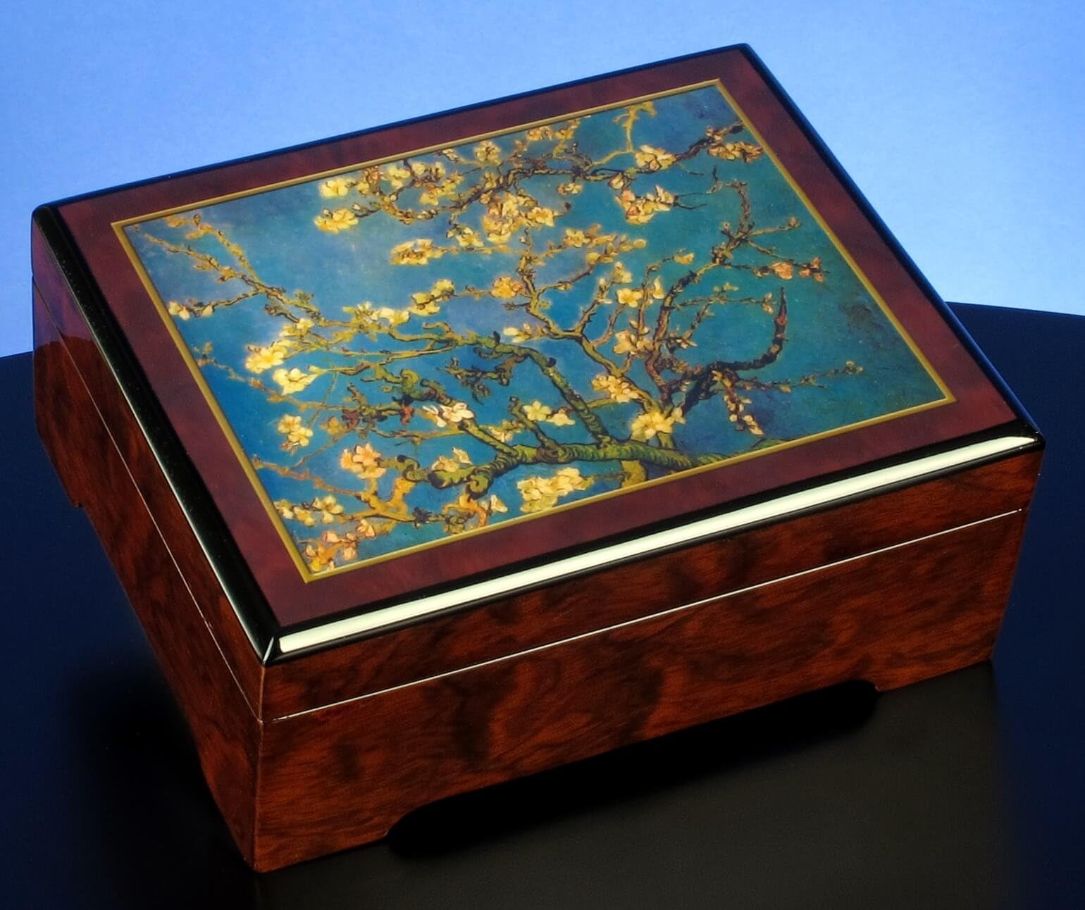 Amazon.com: The San Francisco Music Box Company Van Gogh Almond Blossom ...