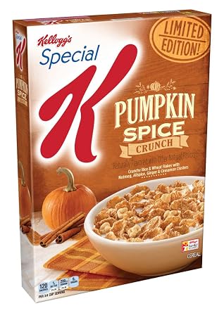 Amazon.com: Kellogg's Special K Pumpkin Spice Crunch Cereal 12.4oz
