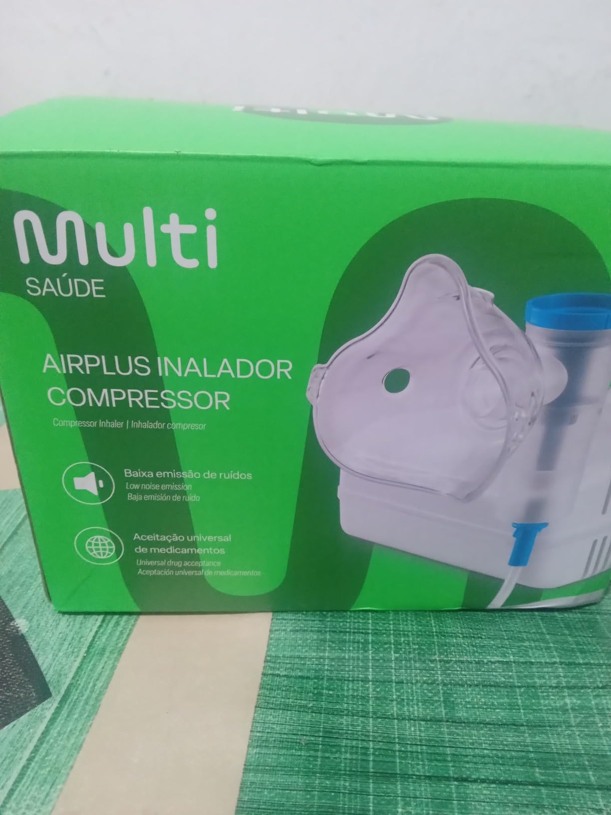 Inalador Compressor - AirPlus - Bivolt - Multilaser Saúde - HC223 ...